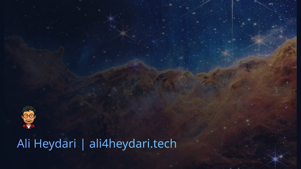 Personal website - Ali Heydari